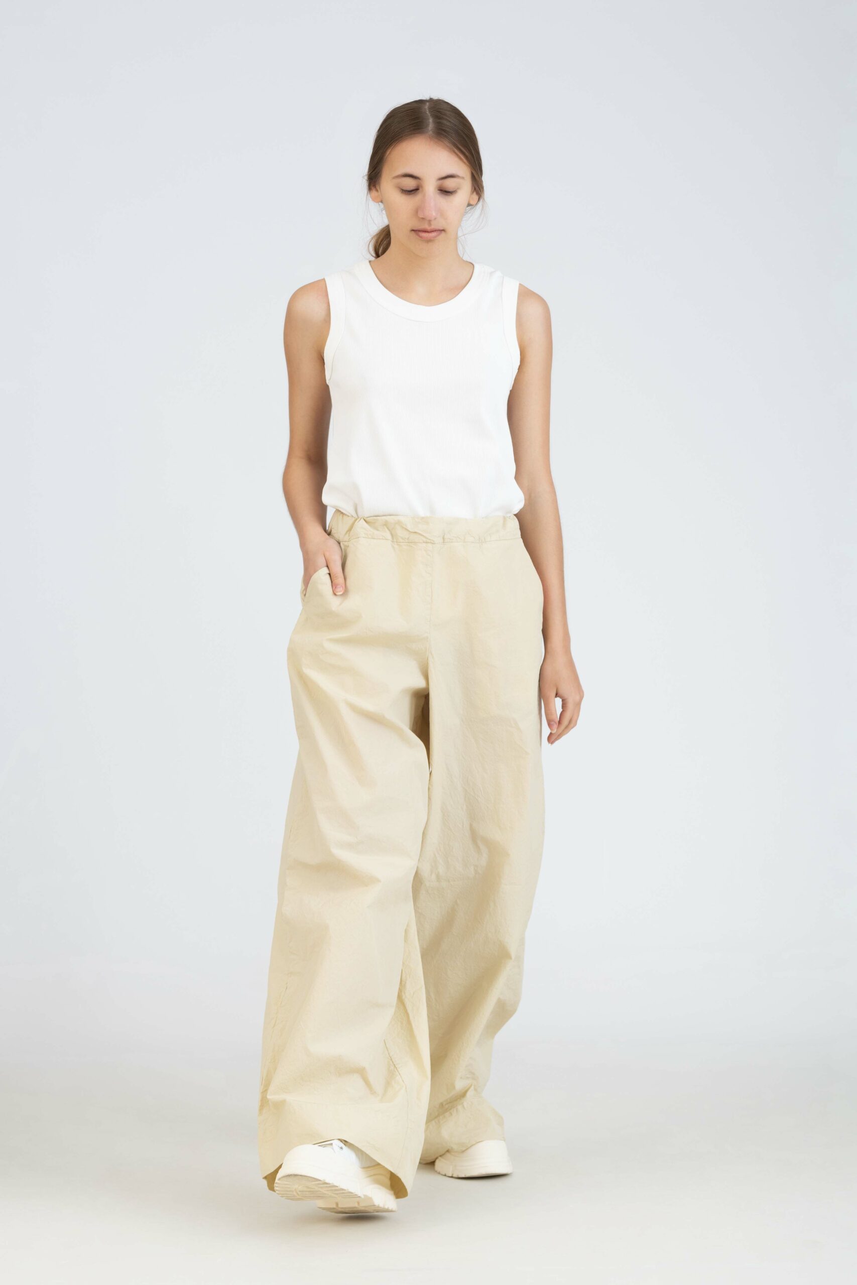 pantalon beige casey&casey